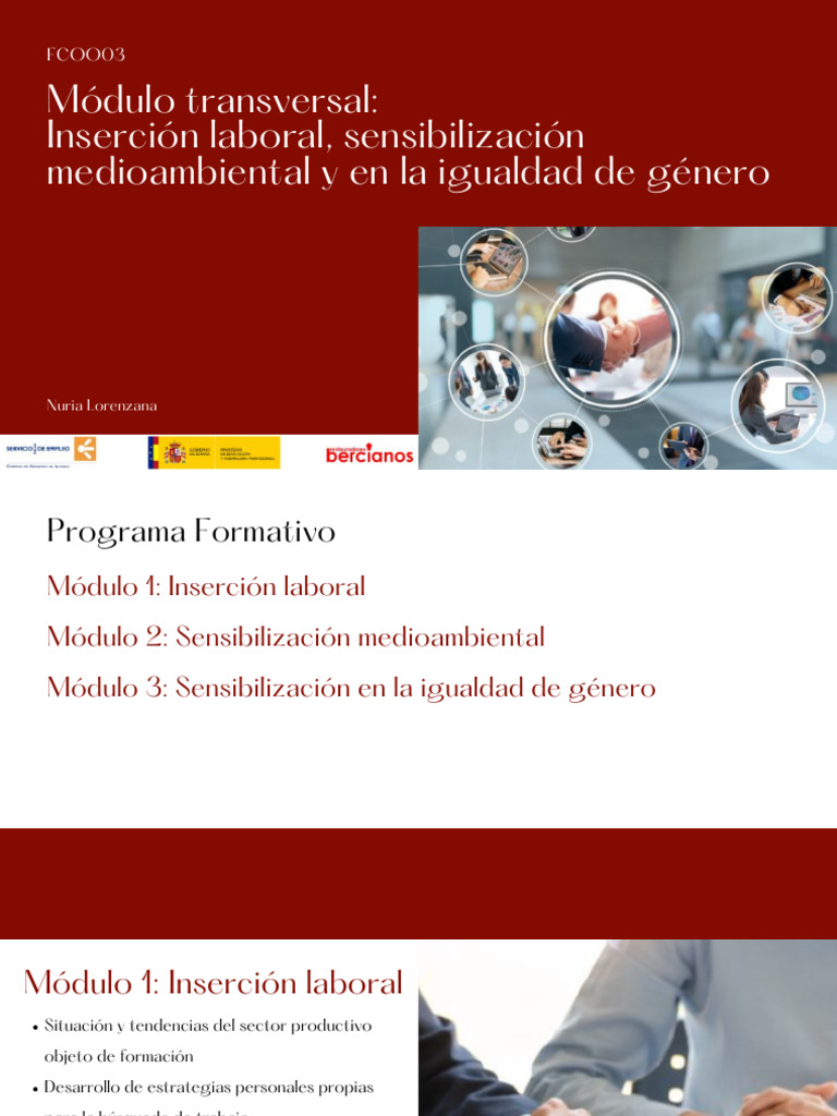 Presentacion Modulo Transversal | PDF | Ecosistema | Entorno natural