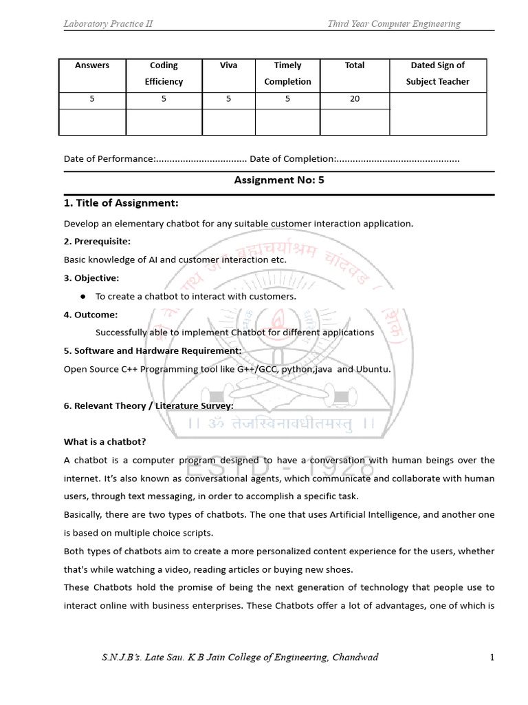 Assignment 5 LP-II | PDF | Computing