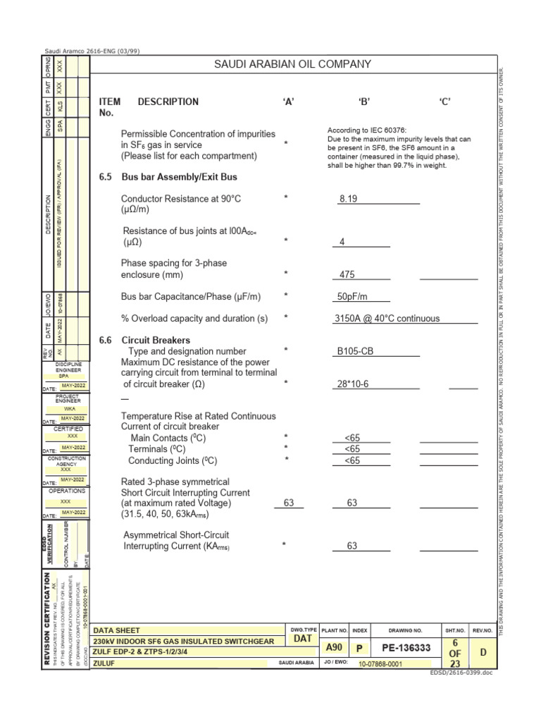 Ref - Breaker - 230kV - Charging Current | PDF