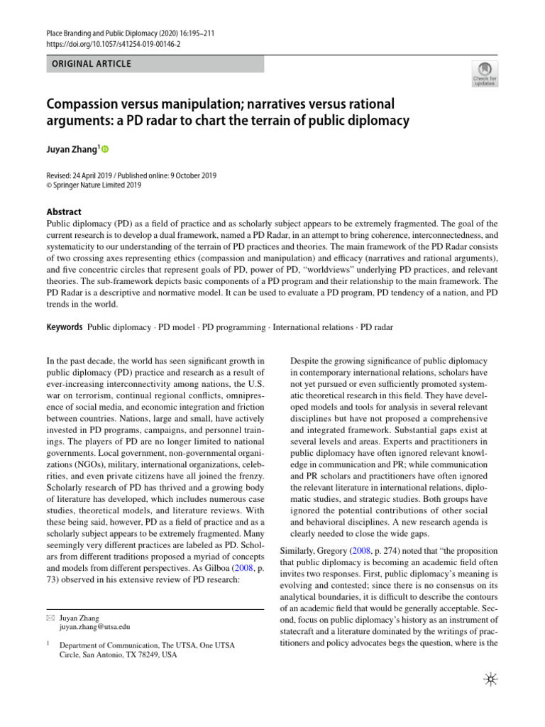 Compassion Vs Manipulation | PDF | Soft Power
