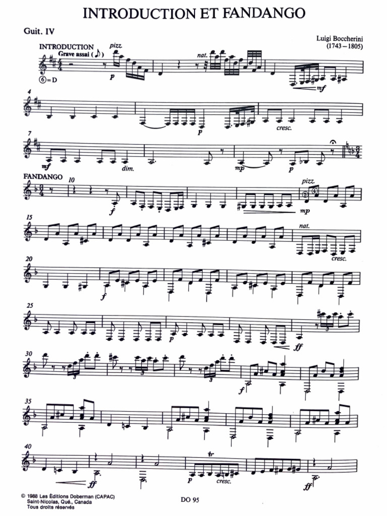 Introduction Et Fandango (Dördüncü Gitar) | PDF