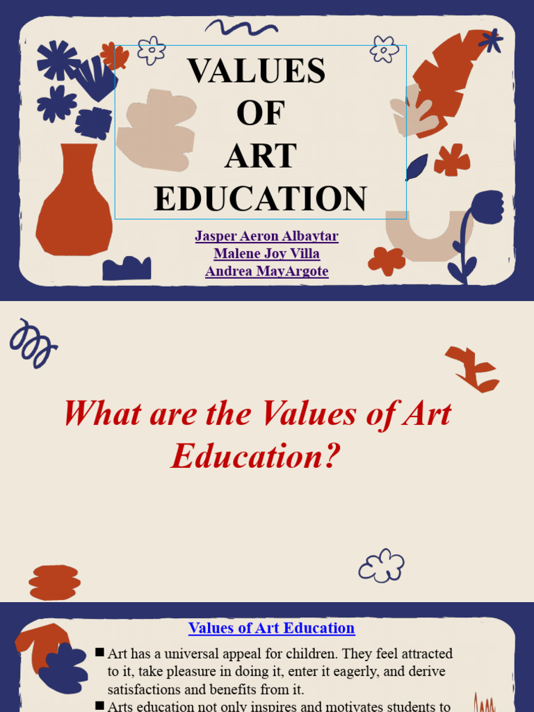 Values of Art Education | PDF | Experience | Thought