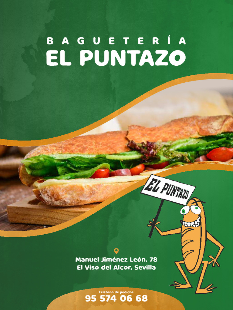 Carta A4 - Baguetería El Puntazo | PDF