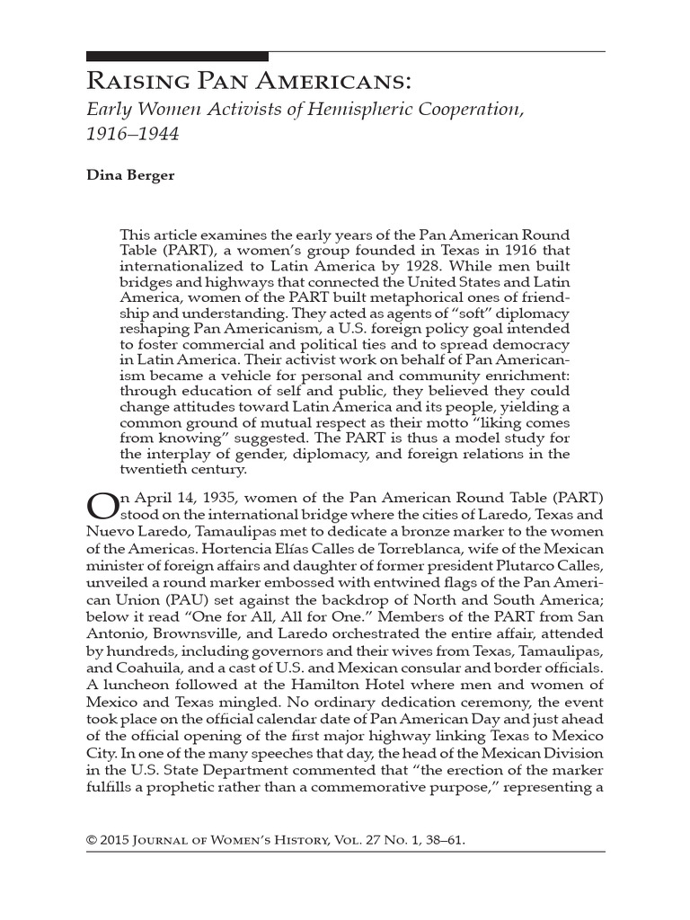 RAISING PAN AMERICANS Early W | PDF | Mexico | Latin America
