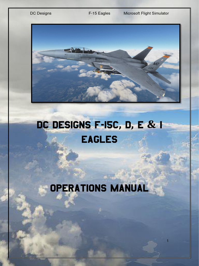 DC Designs F-15 Eagle Manual MSFS | PDF | Mc Donnell Douglas F 15 Eagle ...