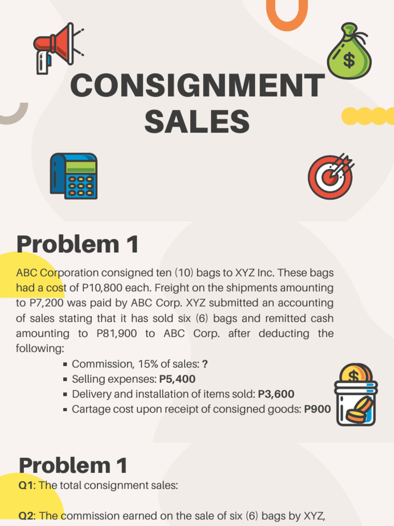 Consignment-Sales | PDF