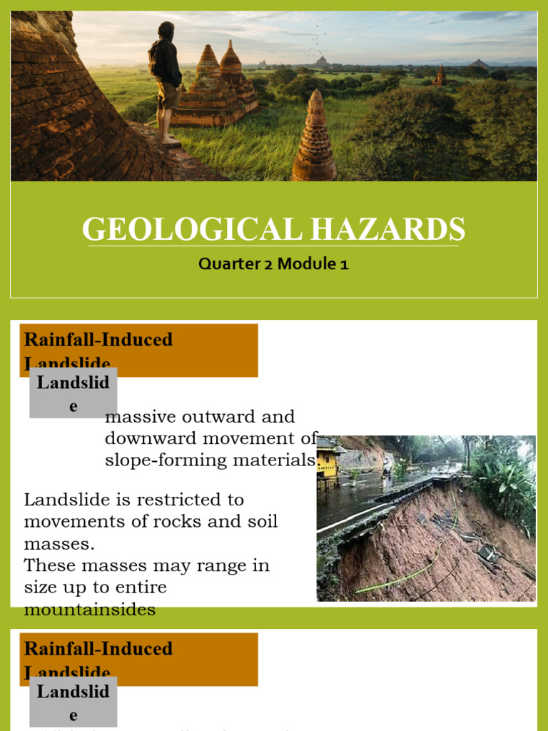 Q2 Lesson 1 Geological Hazards2 | PDF | Landslide | Earth Sciences