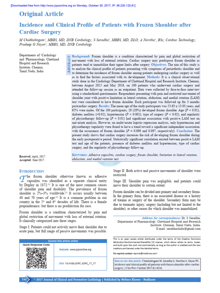 Incidence and Clinical Profile of Patients With FR | PDF | Cardiology ...