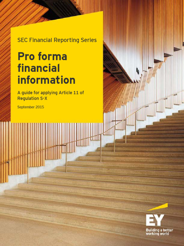 Ey Proforma Financial Information | Download Free PDF | Financial ...