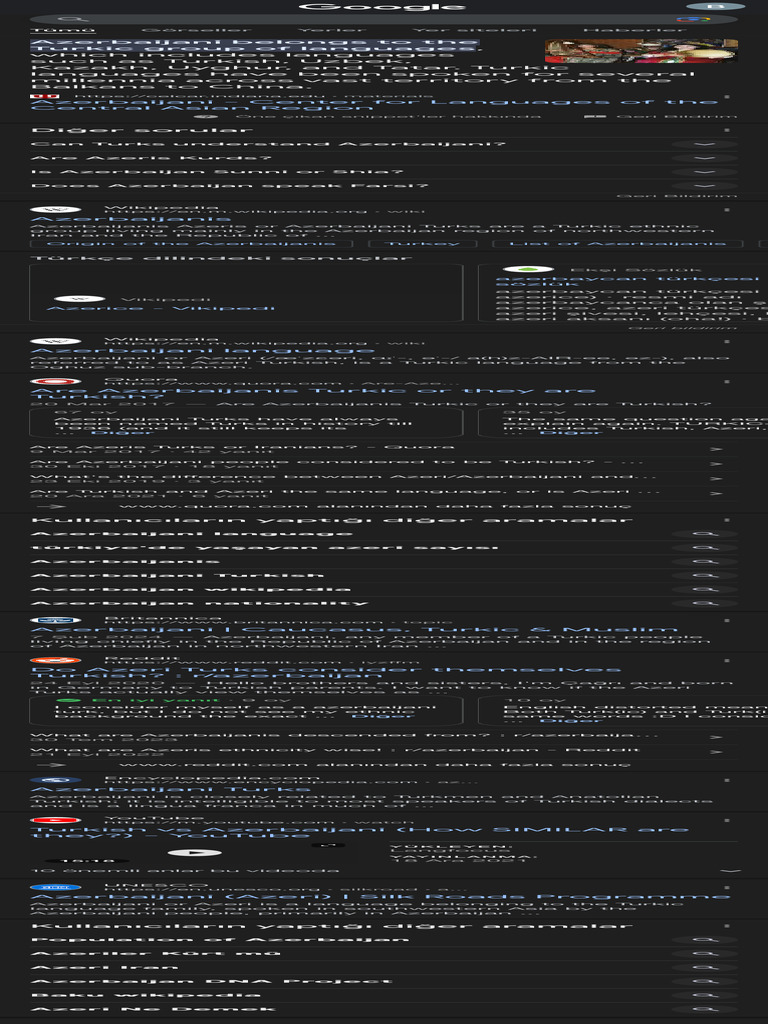 Is Azerbaijan Turkic - Google'Da Ara | PDF | Azerbaijan | Ethnic Groups