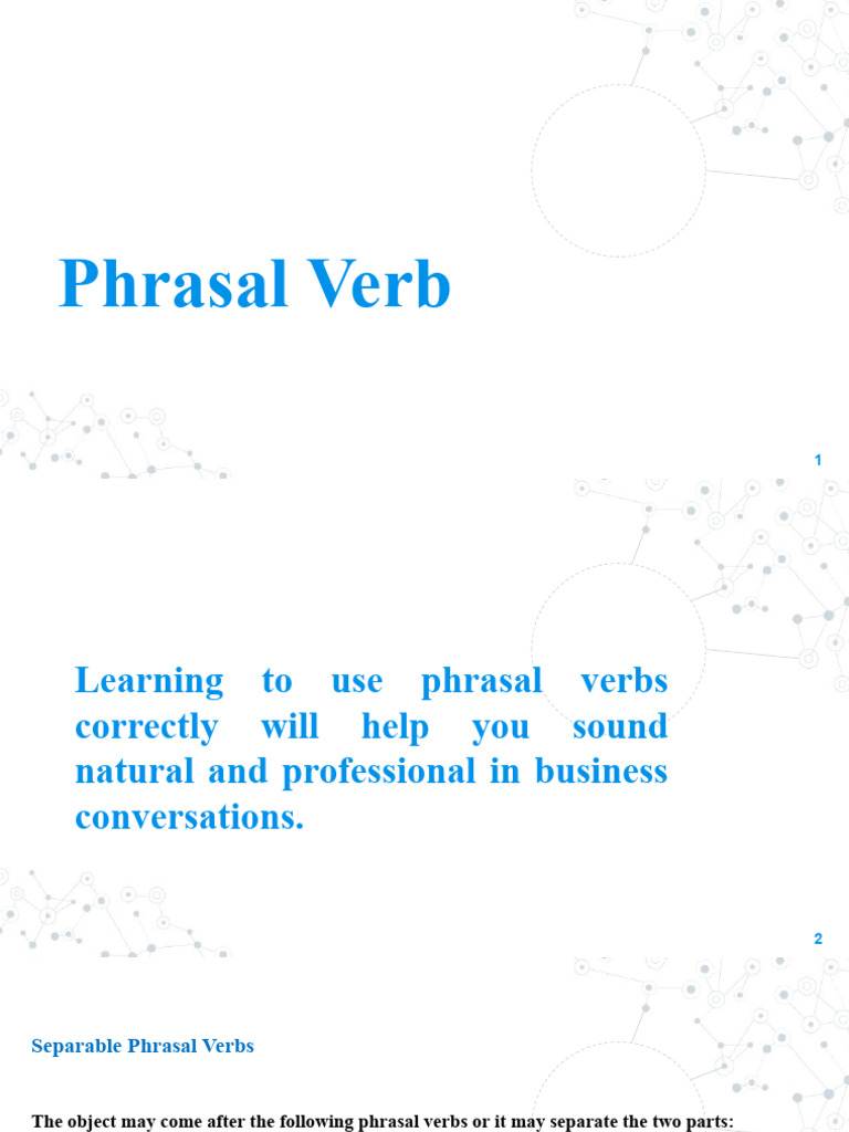 Phrasal Verb Pdf Verb Linguistic Typology