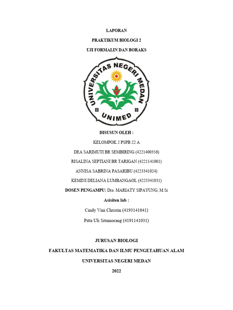 LAPORAN Praktikum 2 Kelompok 2 | PDF