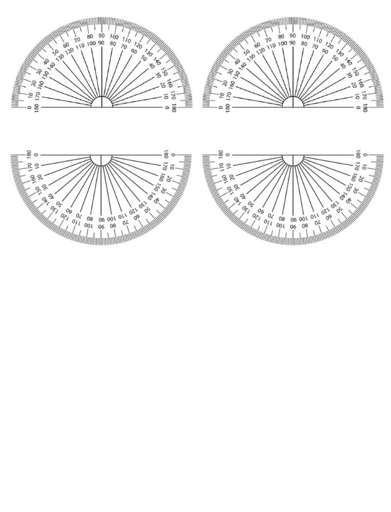 Protractor | PDF