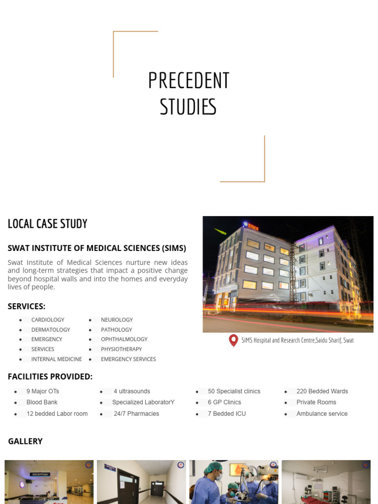Precedent Studies | PDF | Hospital | Stairs