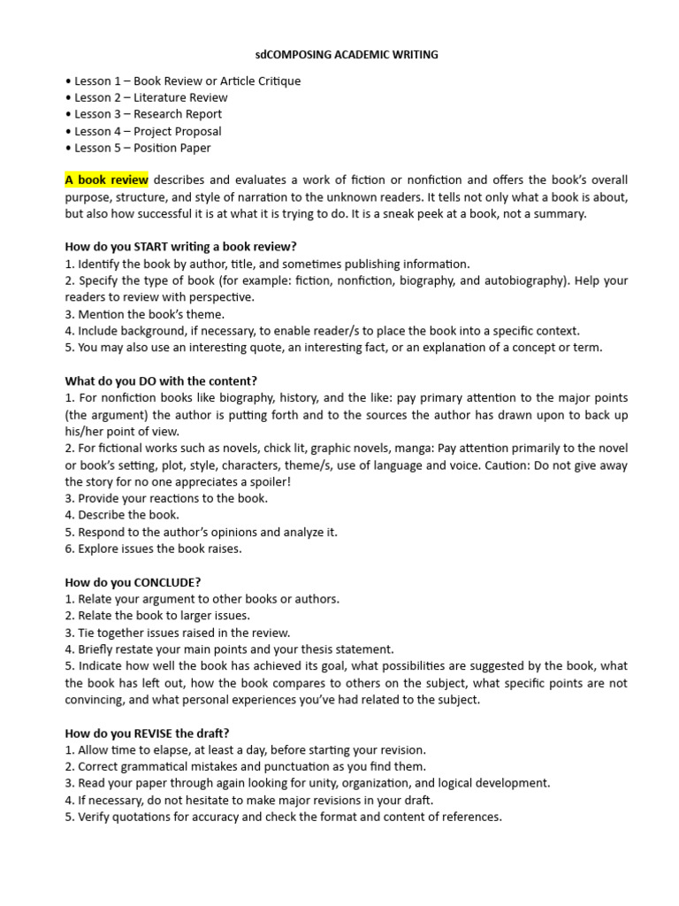 Book Review & Project Proposal | PDF | Climate Change | Books Book Review & Project Proposal | PDF | Climate Change | Books