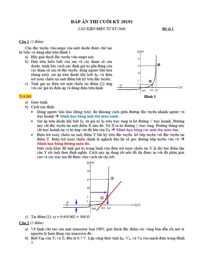 DA CKDT Cuoi Ky 20192 | PDF