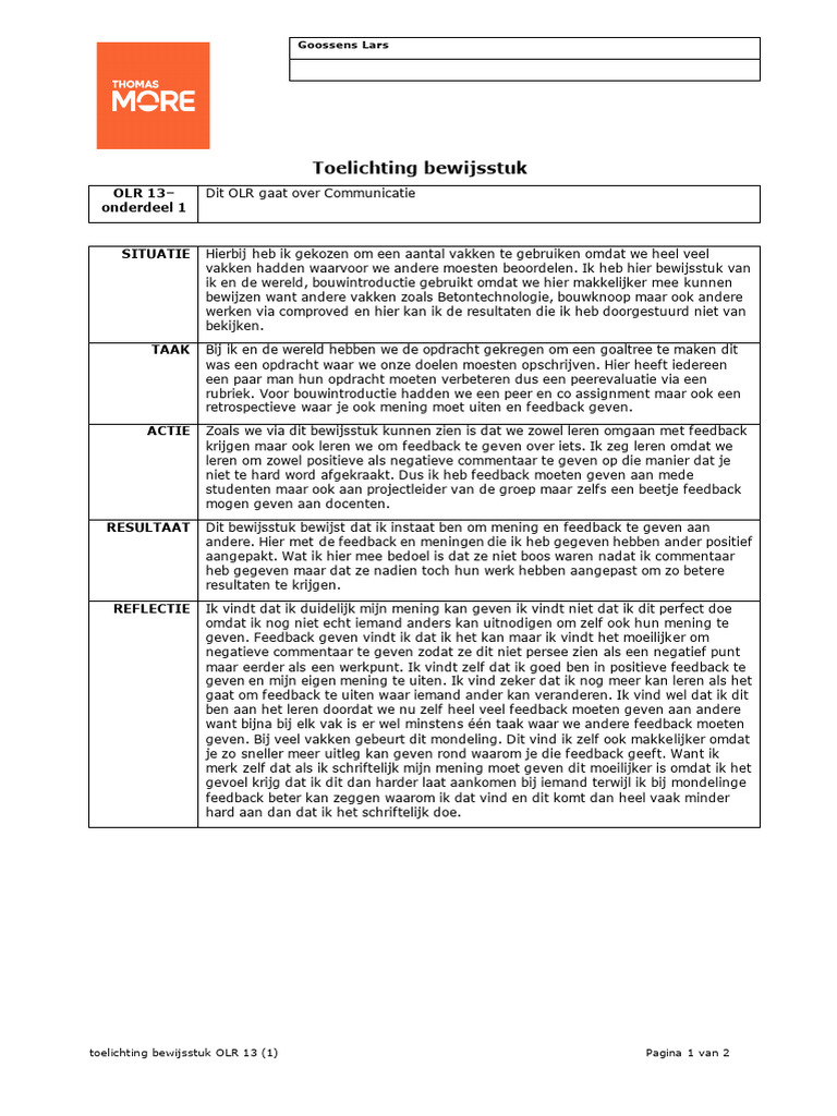 Toelichting Bewijsstuk Olr 13 2 - Samengevoegd | PDF
