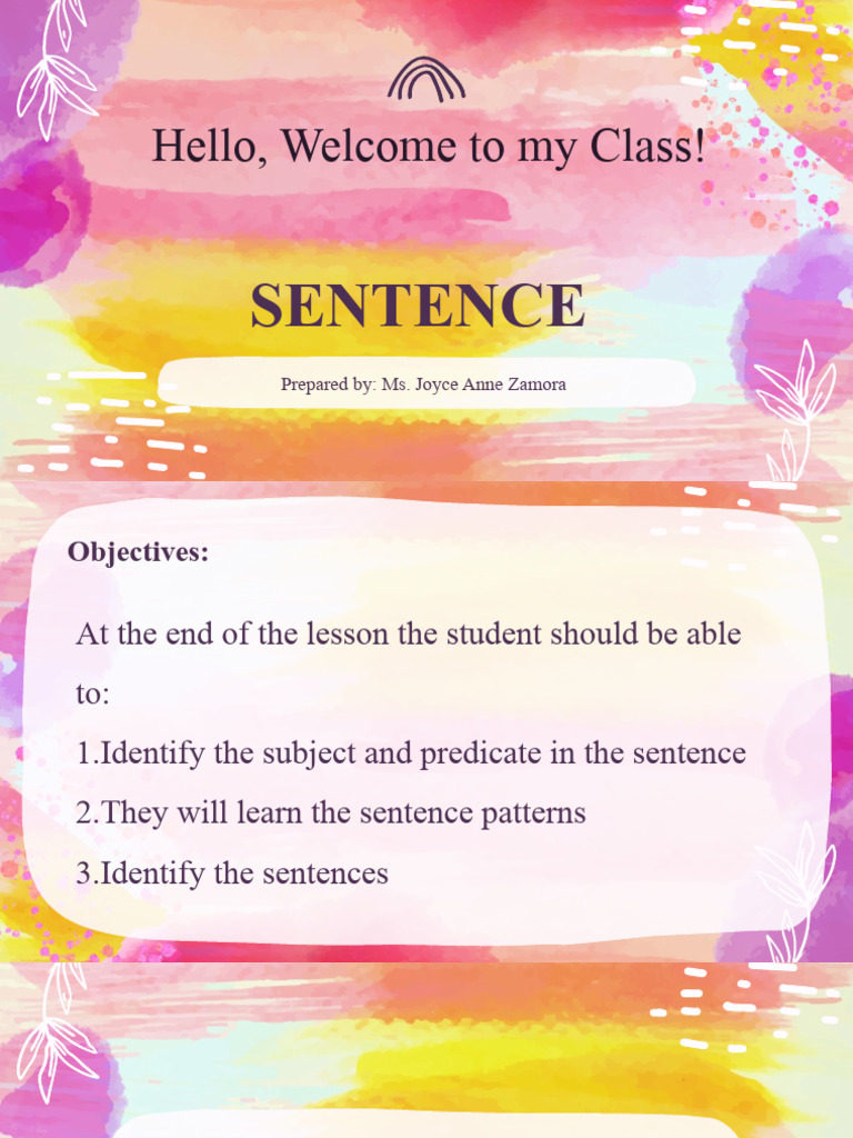 Understanding Sentence Structure Basics | PDF | Sentence (Linguistics ...