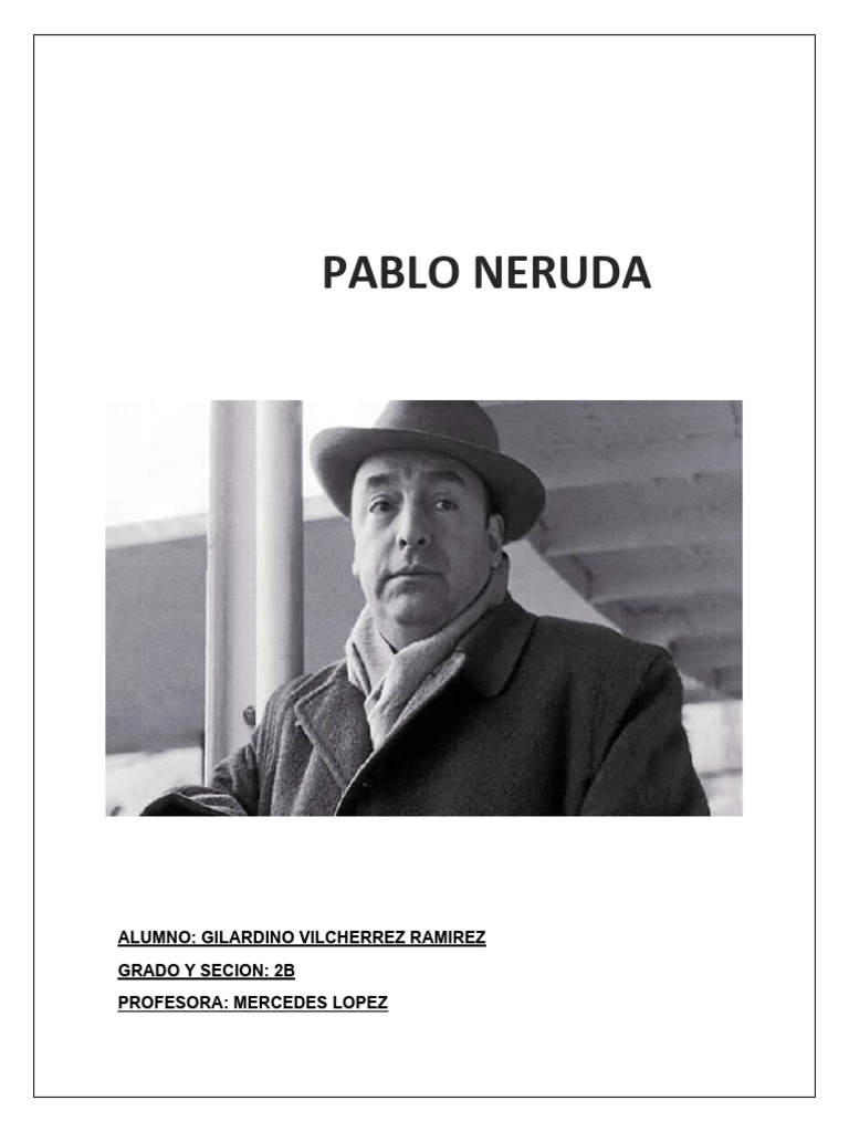 Pablo Neruda | PDF | Chile