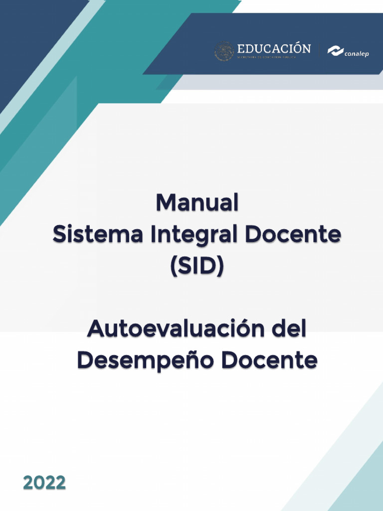 Guía Autoevaluación Docente 2022 SID | PDF