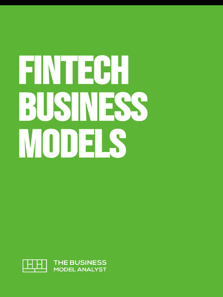 Fintech Business Model | PDF | Cryptocurrency | Money