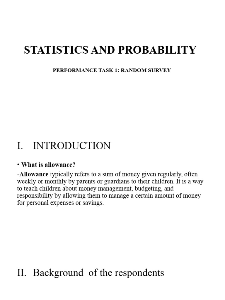 Presentation 1 | Download Free PDF | Probability Theory | Statistical Theory