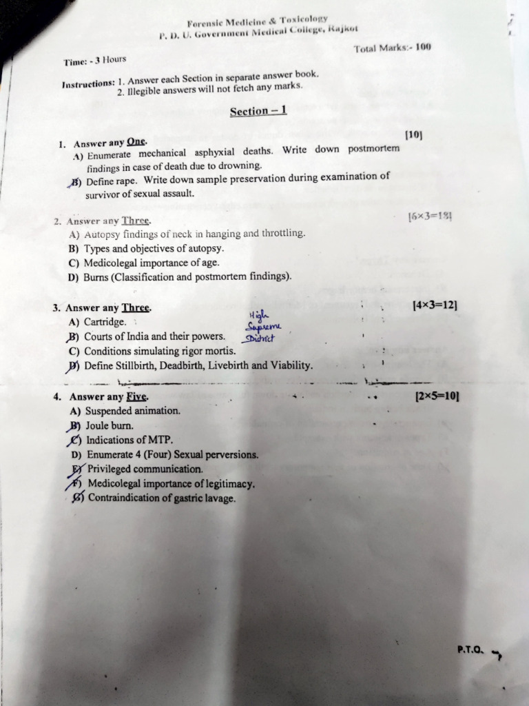 FM Papers | Download Free PDF | Autopsy | Medicine