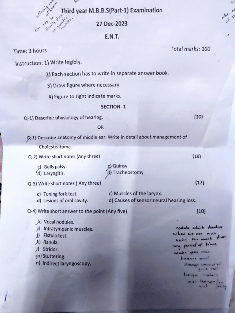 Ent Papers | PDF | Larynx | Medical Specialties