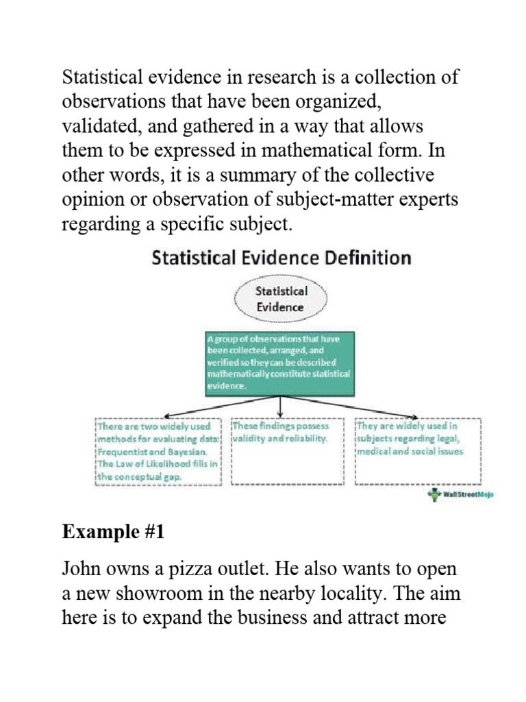 EXAMPLE-OF-EVIDENCES | PDF | Evidence | P Value