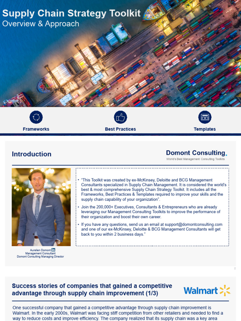 12. Supply Chain Strategy Toolkit - Overview and Approach | PDF | Supply Chain | Procurement