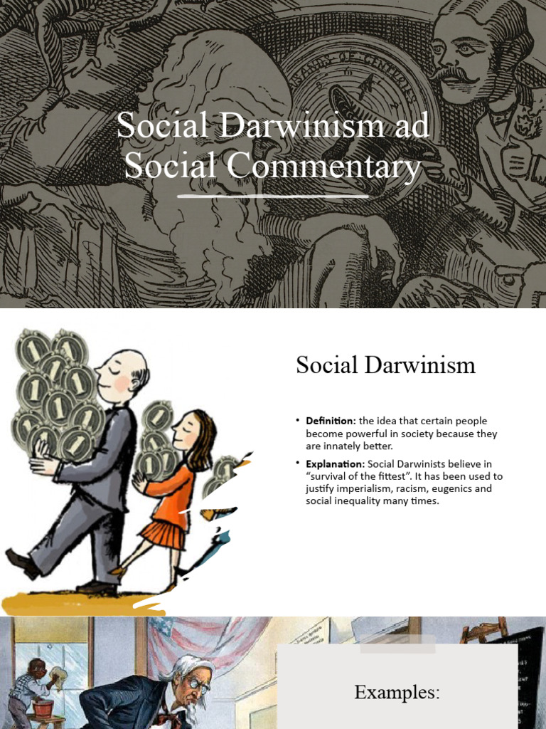 Social Darwinism and Social Commentary | PDF | Politics | Social Science
