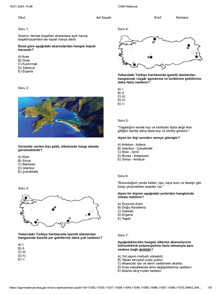 Kpss Test 7-2 | PDF