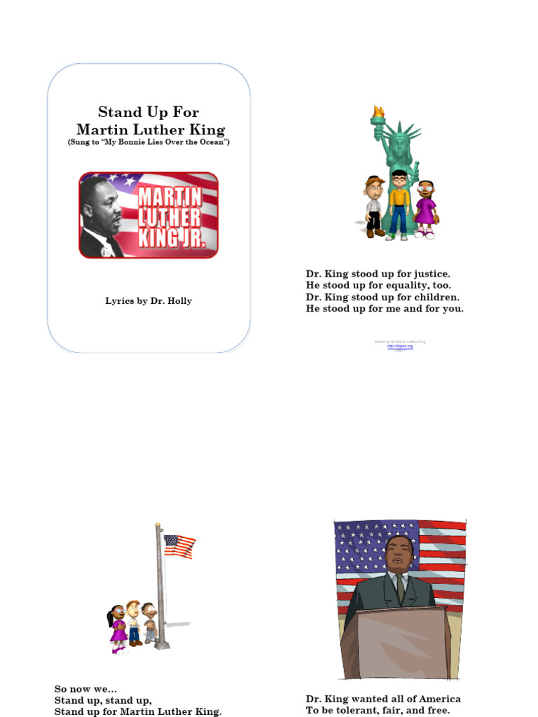 Stand Up For Martin Luther King | PDF | Religion & Spirituality