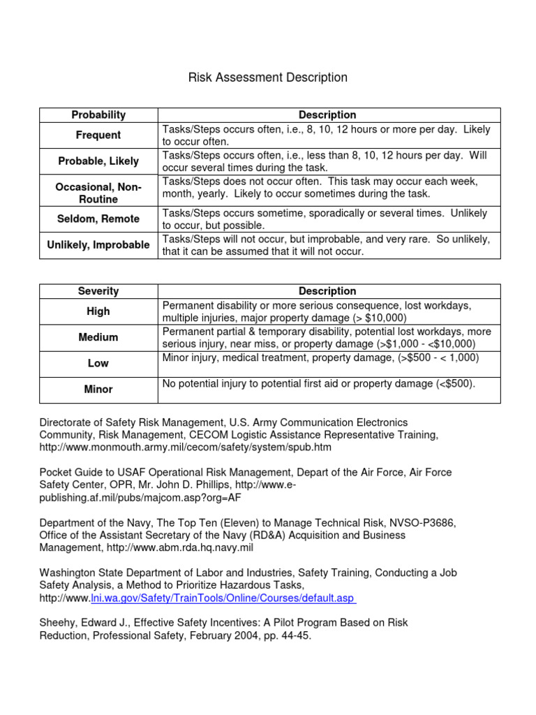 risk_assessment_example | PDF | Risk