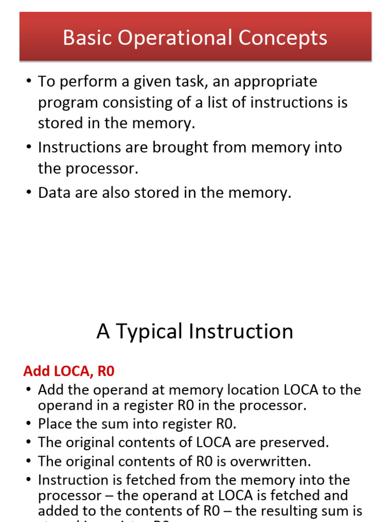 Basic Computer Operation Concepts | PDF | Bit | Computer Data Storage