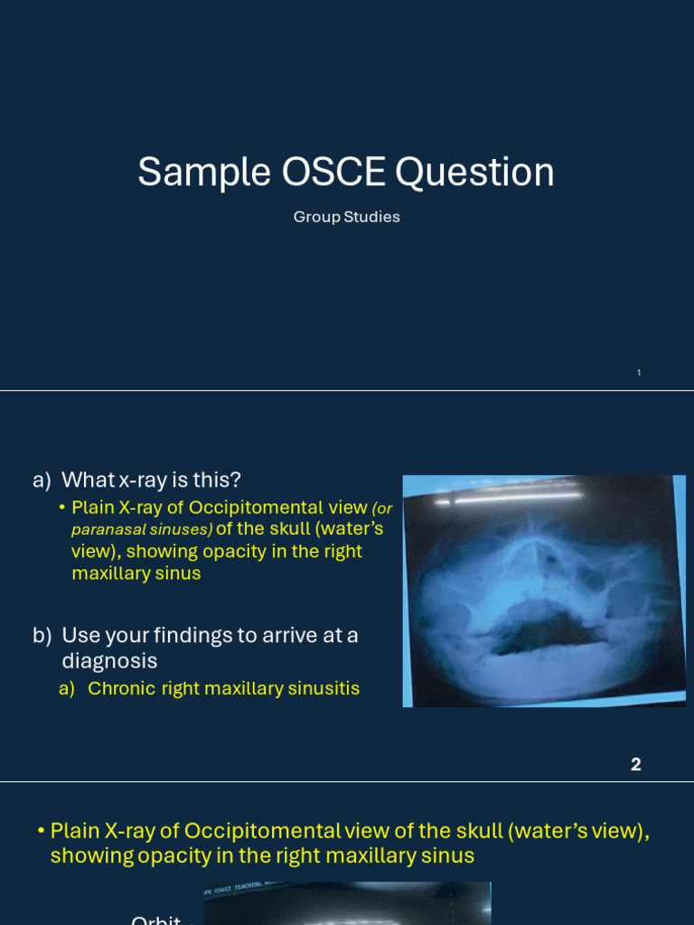 OSCE | PDF | Respiratory Tract | Lung
