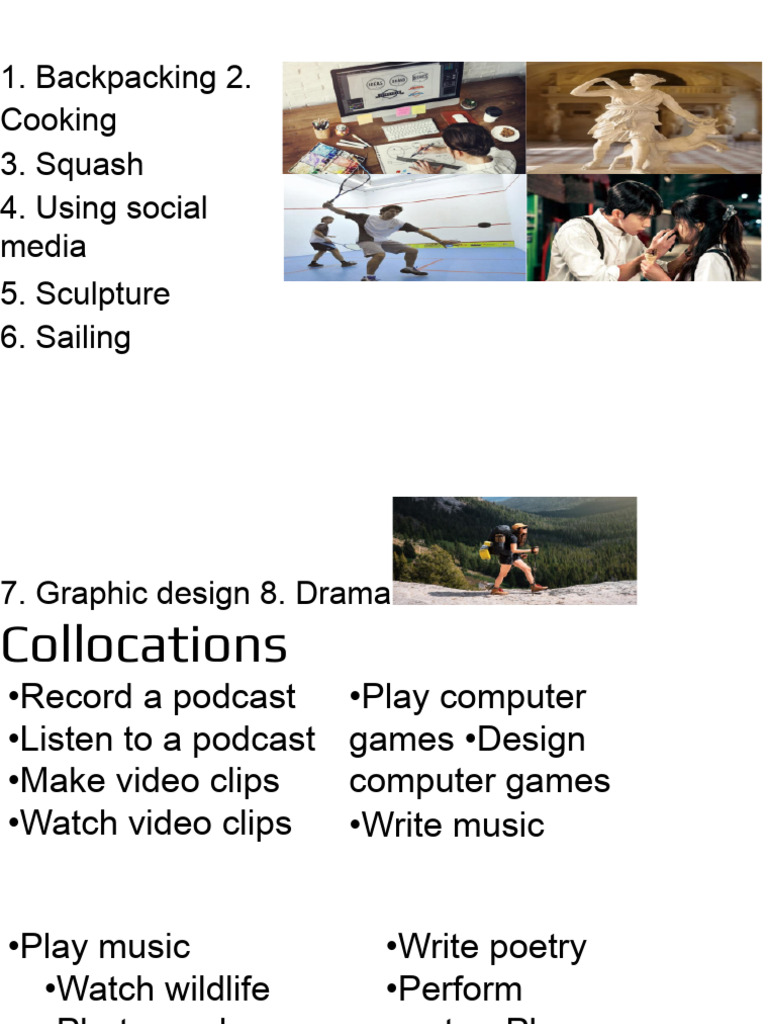 Intermediate 2 Unit 8 | PDF | Leisure