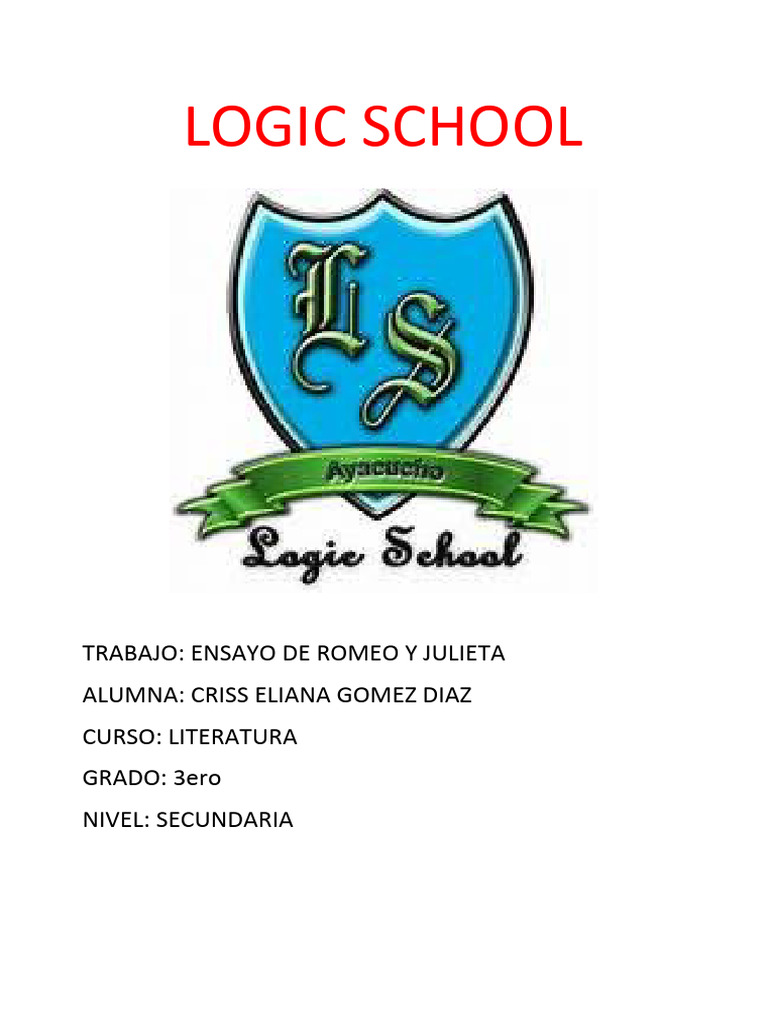 Logic School | Descargar gratis PDF | Romeo y Julieta