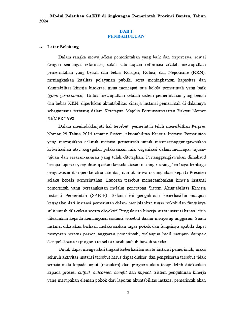 Modul Sakip Jan 12 - 03 2024-Ts Rev | PDF