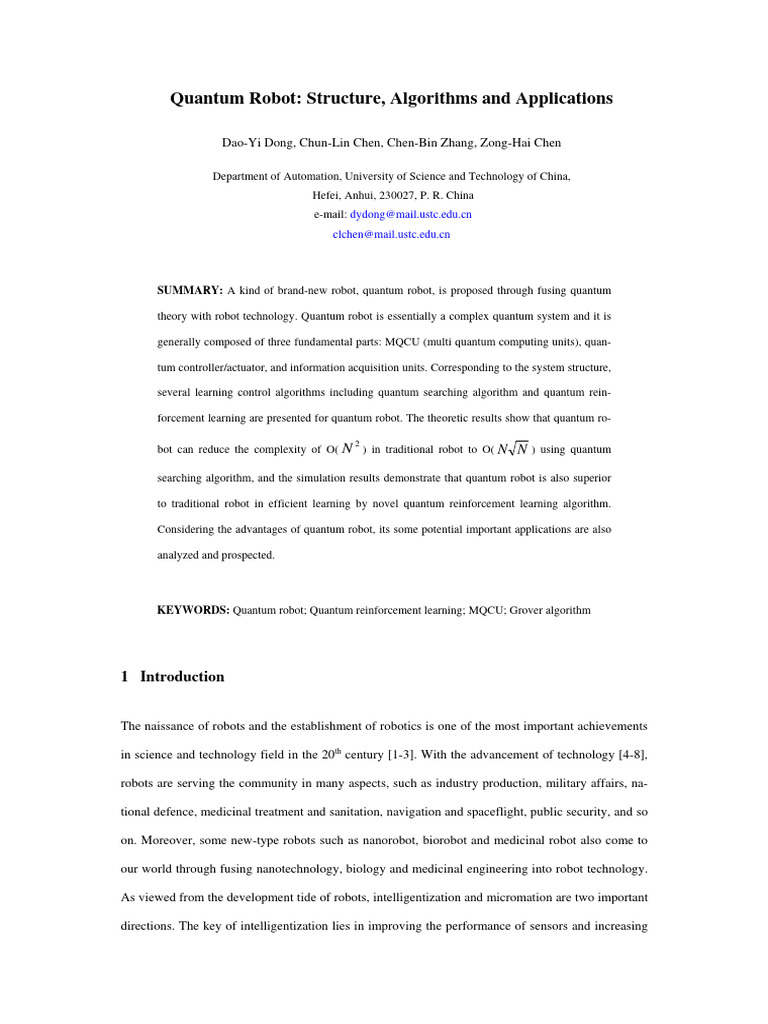 0506155 | PDF | Quantum Computing | Information