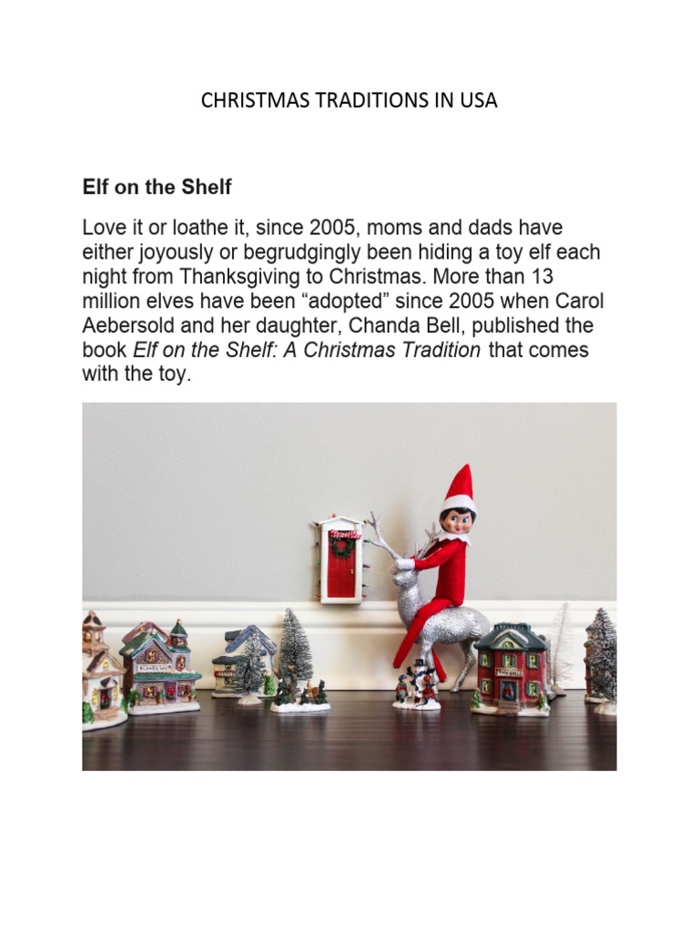 Christmas Traditions in the USA | PDF | Wreath