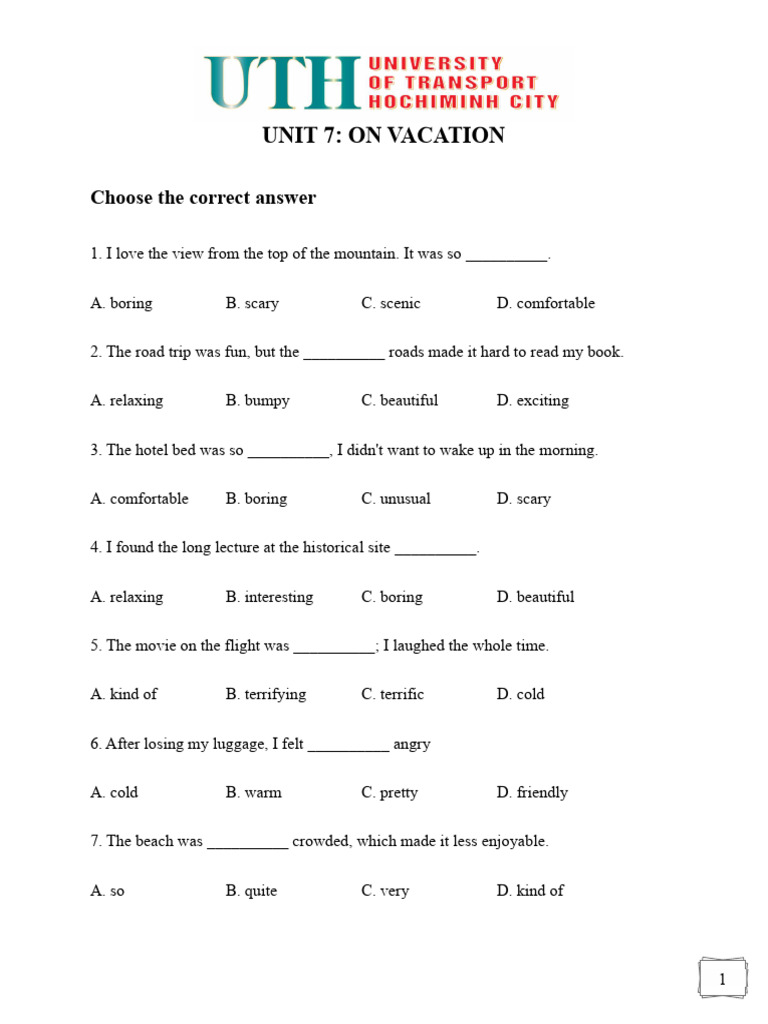 B2.2 - Unit 7 - Practice Quiz | PDF