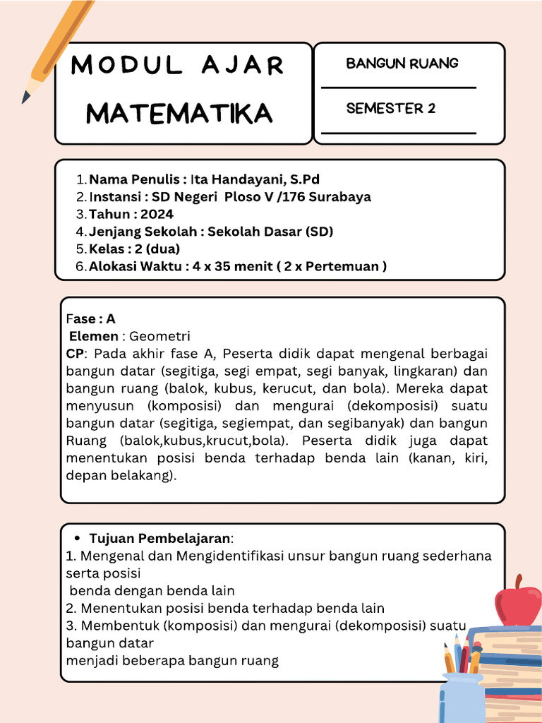 Modul Bangun Ruang PMM Upload | PDF