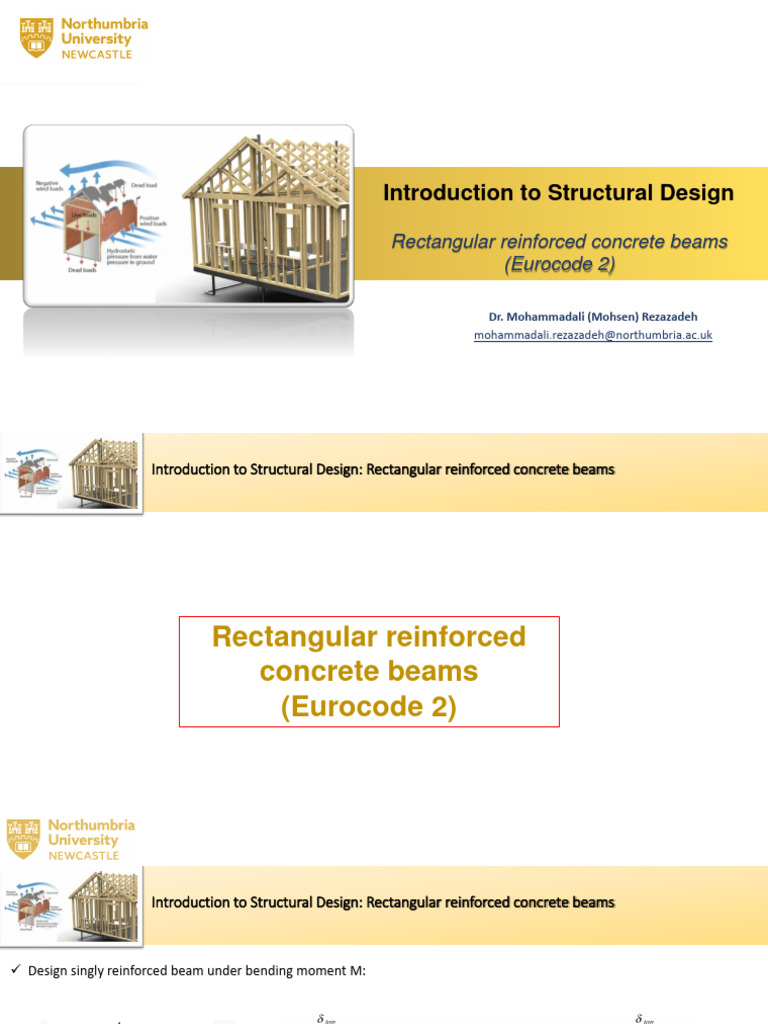 Week 33 - Design of Rectangular Reinforce | PDF | Beam (Structure ...