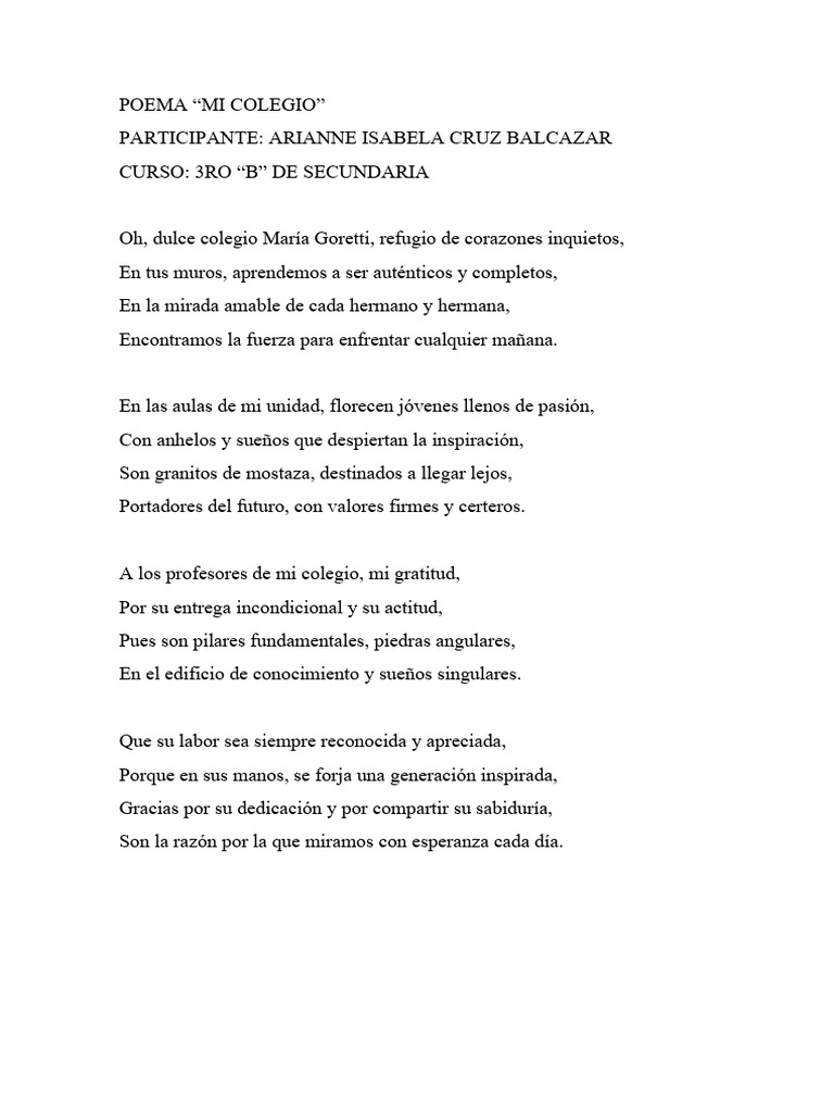 POEMA | PDF