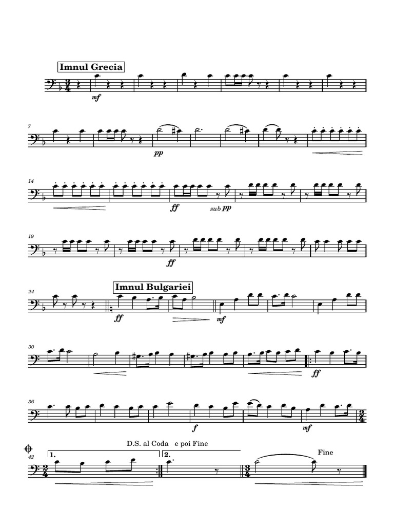 Musical Notation and Symbols Guide | PDF