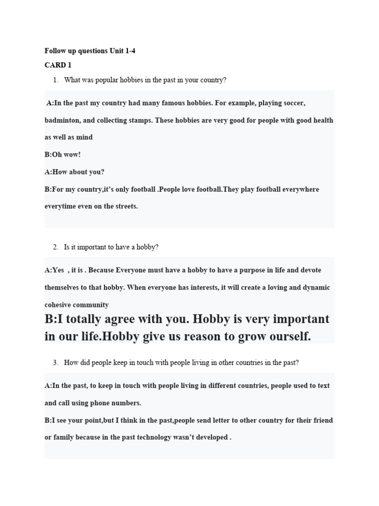 Follow Up Questions Card 1 8 | PDF | Libraries