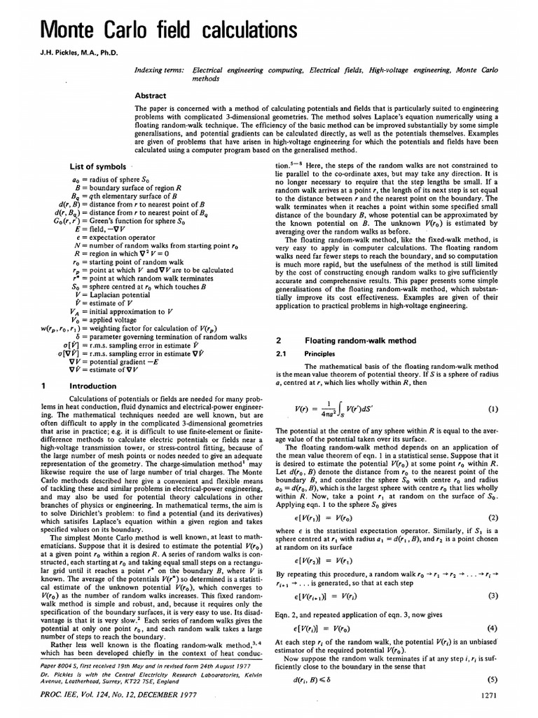 Pickles 1977 | PDF | Sphere | Finite Element Method