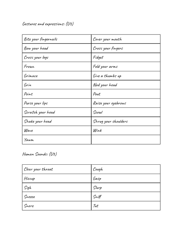 Vocabulario Ingles 2 Trim 2 Pdf Grammar Camping