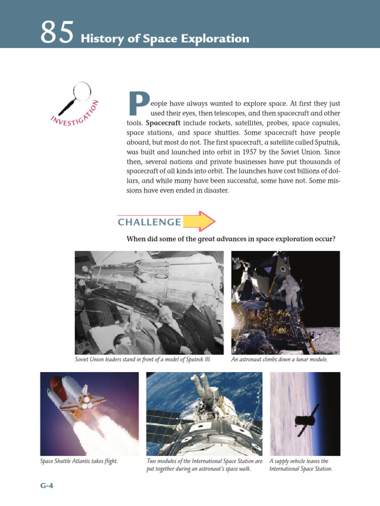 85 | PDF | Spacecraft | Human Spaceflight